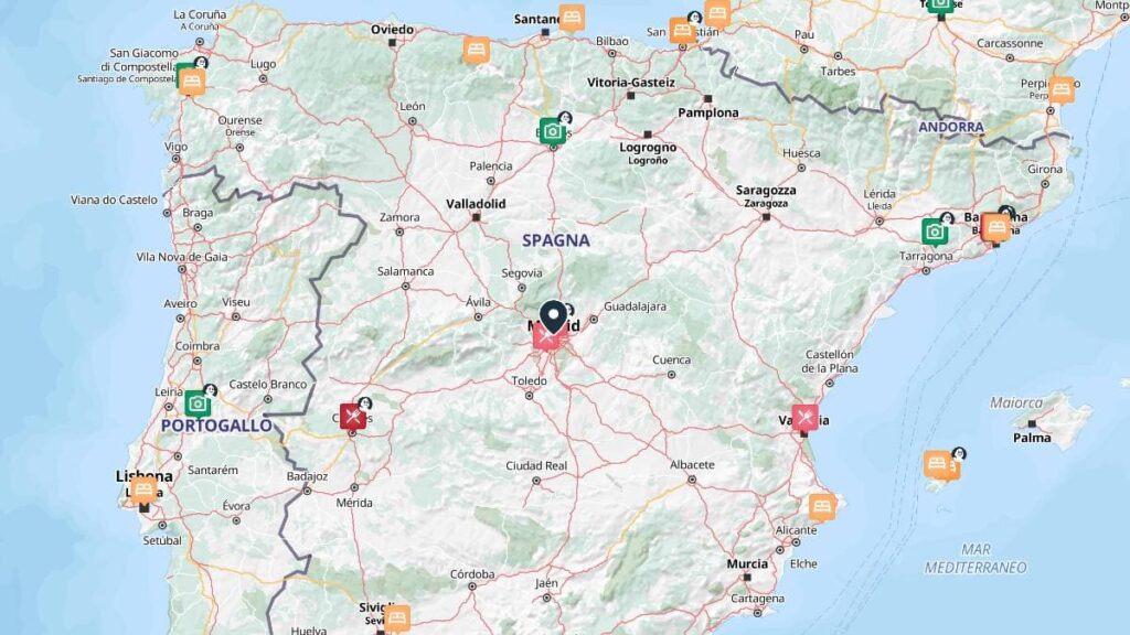 Mappa della Spagna: comunità autonome e cartina interattiva